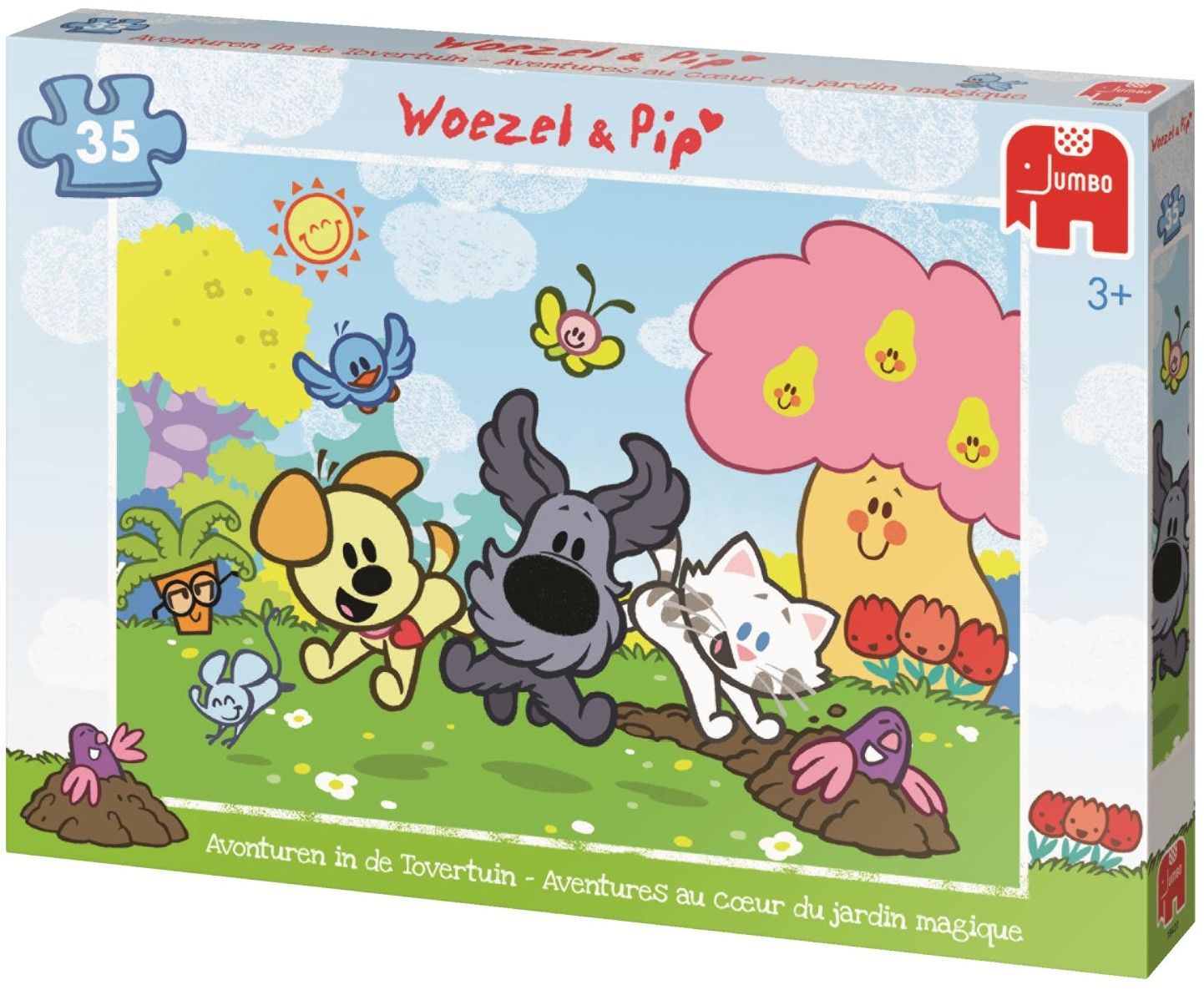 Woezel en pip Puzzel Woezel & Pip: Tovertuin 35 stukjes - Brucestore